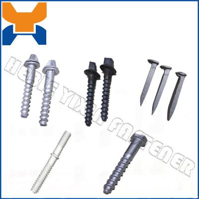 China Railway track spikes for wooden sleeper for sale