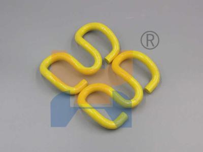 China elastic rail fixing clips for railway Black Painted Elastic Rail Clip for E Type System for sale