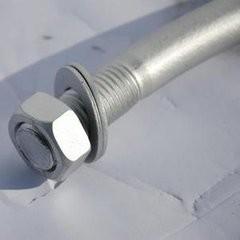 China Tunnel bolt - with Square flange and round thread for sale