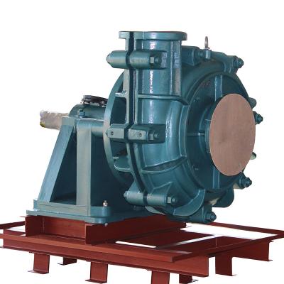 China 6/4E heavy duty hard metal AH slurry pump for mining interchangable for sale