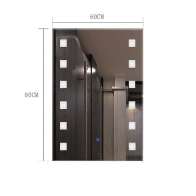 中国 4mm Wall Mounted LED Bathroom Mirrors Anti Fog Waterproof Modern Style 販売のため