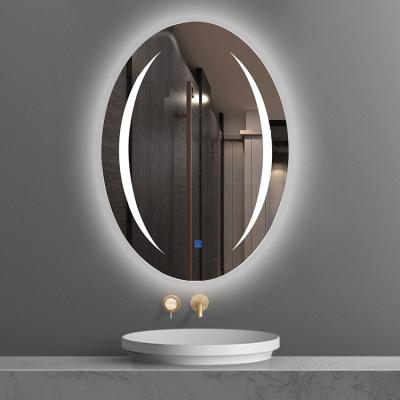 China 800x600mm Backlit Bathroom Mirror 4mm Thickness Wall Mount Rectangle Waterproof Te koop