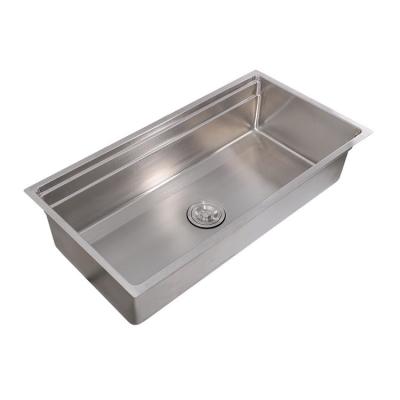 Cina Rectangle  Nano Silver Kitchen Sink With Outer Basin Size 700*450mm in vendita