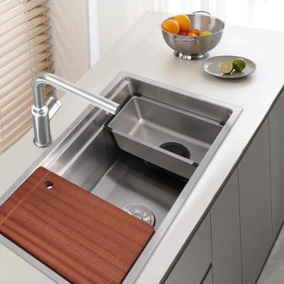 China SONSILL 0.95MM Thickness Luxury Single Bowl Kitchen Sink 304 Stainless Steel à venda