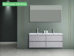 Plywood Led Bathroom Mirror Cabinet Rectangle Unpainted Board Material