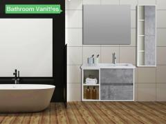Combined Bathroom Vanity Cabinets 24 To 48 Inches Bathroom Cabinets With Mirror