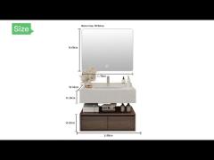 80*25*50cm Bathroom Vanity Cabinets Solid Wood Vanity Set With Sink
