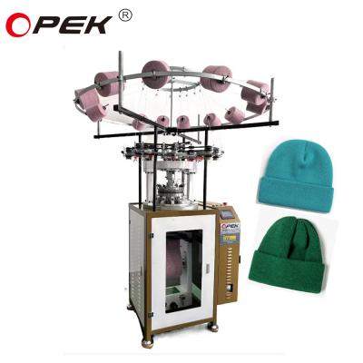 China Fish Scale and Waffle Stitch Weaving Rib Hats Knitting Machine with AUTO Lubrication for sale