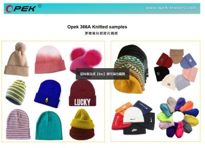 Cina Metodo doppio di maglieria Pesca e Waffle Stitch tessitura cappelli a costole Maglieria in vendita