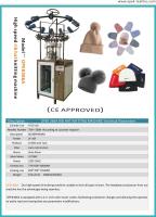 China Automatic Rib Knit Polyester Hats Knitting Machine for Technology Textile Machinery for sale