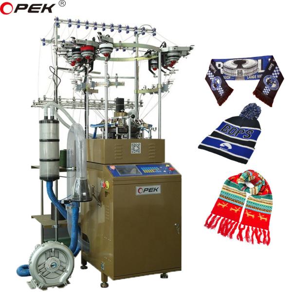 Quality 52 Inch Knitting Width OPEK High Speed Circular Wind Proof Hat and Scarf Knitting Machine for sale