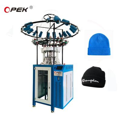 Cina Alta produttività automatica 9 pollici rotondo cappello a costole cappello Beanie macchina da OPEK in vendita