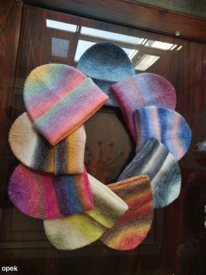 Cina Alta produttività automatica 9 pollici rotondo cappello a costole cappello Beanie macchina da OPEK in vendita