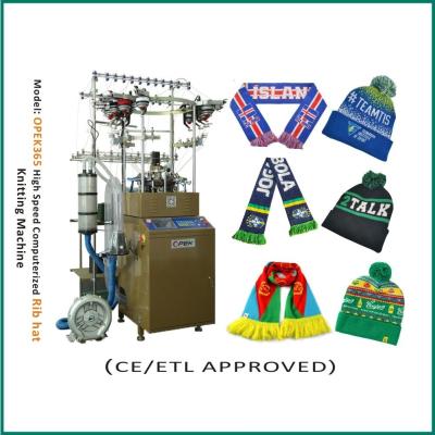 China High Speed Knitting Machine by OPEK 800pcs/Day Production Capacity for Beanie Cap for sale