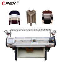 China 52 Inch Flat Collar Knitting Machine Featuring Double System and Computerized Control for sale