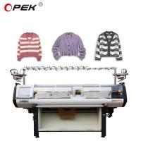 China 52 Inch Flat Collar Knitting Machine Featuring Double System and Computerized Control for sale