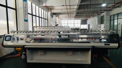 Cina 80 pollici 2 sistema spessore gauge computerizzato macchina a maglia piatta per Retail Function Hat in vendita