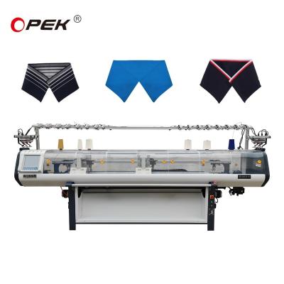 China 1 1 Carriage System Computerized Flat Knitting Machine for Polo Collar Knitting Style for sale