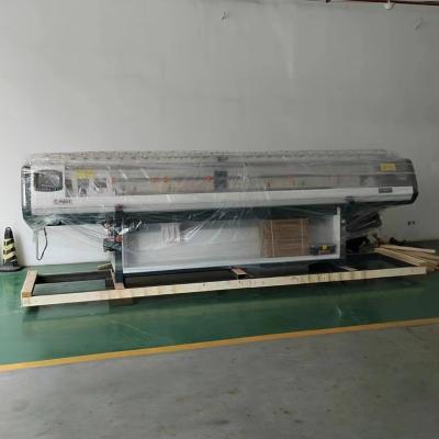 China Geavanceerde 12gg dubbele wagen vier systeem platte brei-machine voor superieure brei Te koop