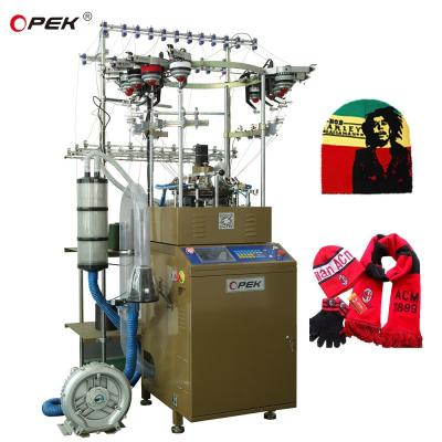 China Design Opek Máquinas de tricô de lenço de boné totalmente computadorizadas para o mercado da África do Sul à venda