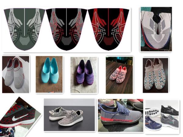 Quality 1.2m/sec Speed OPEK Automatic Knit Running Shoes Upper Knitting Machine for for sale