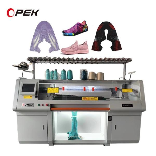 Quality High Speed and Jacquard Capabilities of Opek Computerized Shoe Upper Knitting Machine for sale