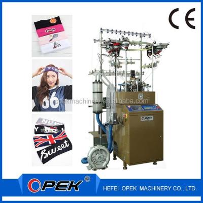 China Máquina de fabricação de cordas de cabelo de tricô circular altamente amarela Controle totalmente computadorizado à venda