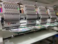China 2800*1200mm Worktable Size Industrial Multi-Needle Computerized Hat Embroidery Machine for sale