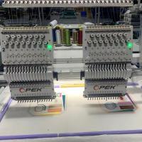 China 2 Heads Automatic Computerized Embroidery Machine with Touch Screen Dahao 10inch A15 for sale