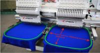 China 2 Heads Automatic Computerized Embroidery Machine with Touch Screen Dahao 10inch A15 for sale