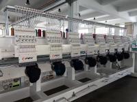 China Retail Multi-function 6 heads 15 needles Cap Shirt flat Embroidery machine for sale