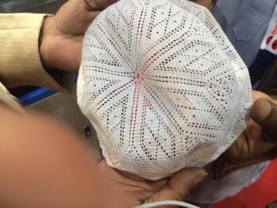 China Jacquard Circular Warp Knitting Machine for Home Computerized Muslim Cap Knitting for sale