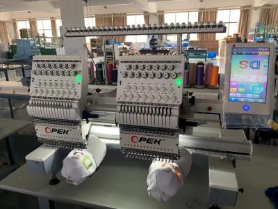 Cina Alta capacità di produzione Opek macchina di ricamo automatico con aghi 9/12/15 e precisione in vendita