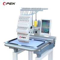 China 60*60cm Worktable Size Computerized Embroidery Machine for Flat Cap Hat T-shirt LOGO for sale