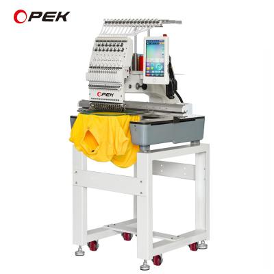 China Computerized OPEK Single Head T shirt Embroidery Machine for Industrial and Home for sale