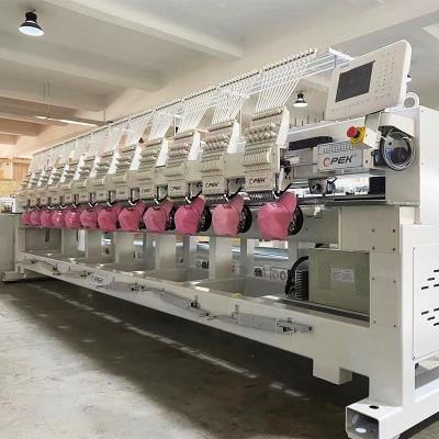 China Computerized High Speed Multi Heads Embroidery Making Machine with 400mm Head Interval for sale