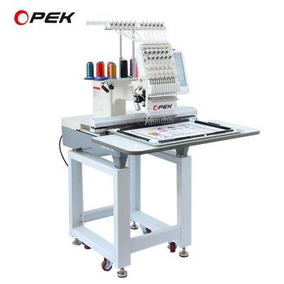 Cina 110V-220V OPEK Single Head Hat Embroidery Machine con touch screen Dahao 10inch A15 in vendita