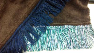 China 1.2m/S Speed OPEK Efficiency Cap Scarf Fringe Making Machine for Knitted Scarves for sale