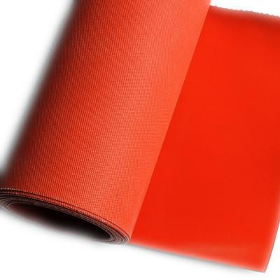 China china manufacturer 280gsm plain weave heat resistant both sides silicone coated fiberglass cloth roll for sale