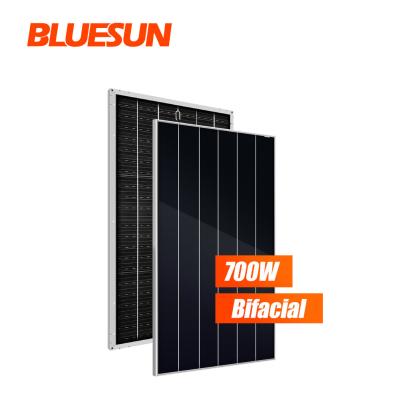 China Bluesun Mono 210 Half  Cell Original Shingled Solar Panel 700W 550W Solar Panels Film on Roof 415W 425W for sale