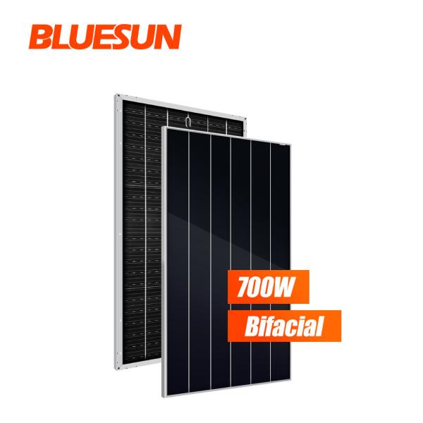 Quality Bluesun Mono 210 Half  Cell Original Shingled Solar Panel 700W 550W Solar Panels Film on Roof 415W 425W for sale