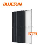 Quality Bluesun Bificial 535w Half Cells Panels 530w 540w 550w Bifacial Solar Panes with for sale
