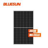 Quality Bluesun Mono Solar Half Cell 375watt Pv Range 36v 360w 370w 375w Solar System for sale