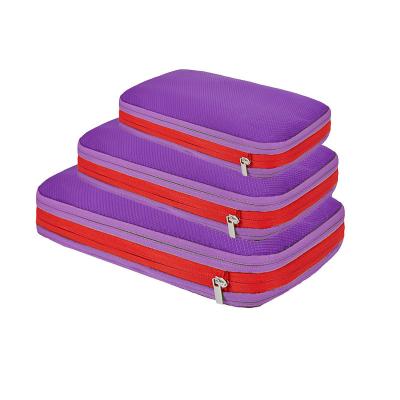 Cina Cubi di imballaggio a compressione 40x30x20 cm per bagaglio a mano Organizzatore di viaggio 3 pezzi in vendita