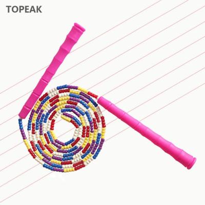 Cina TPU ha bordato la corda di salto segmentata di plastica per la morbidezza 2.7m di perdita di peso in vendita
