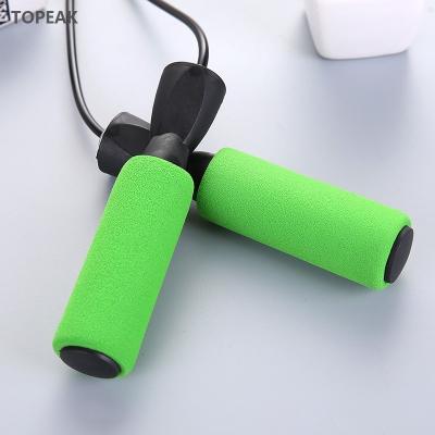 中国 9ftの速い大人はランナーの子供の省略の緑の滑り止めのハンドルのための縄跳びを 販売のため
