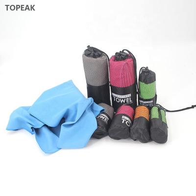 Cina Asciugamano 80mm ultra compatti all'aperto della pelle scamosciata di Microfiber della piscina del bagno in vendita
