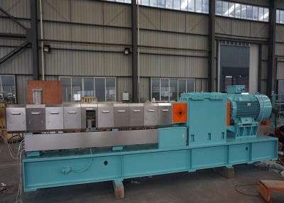 China Plastic Twin Screw Extruder CWJ series side feeder and 92mm screw diameter for top-notch co-rotation production for sale