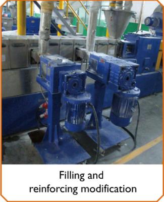 Cina Il raffreddamento a aria appallottola la linea di produzione, espulsore di industriale del PVC di LFT/PE in vendita