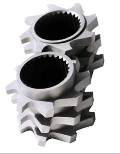 China Nitriding Extruder Screw Elements , Extrusion Machine Parts For Toshiba for sale